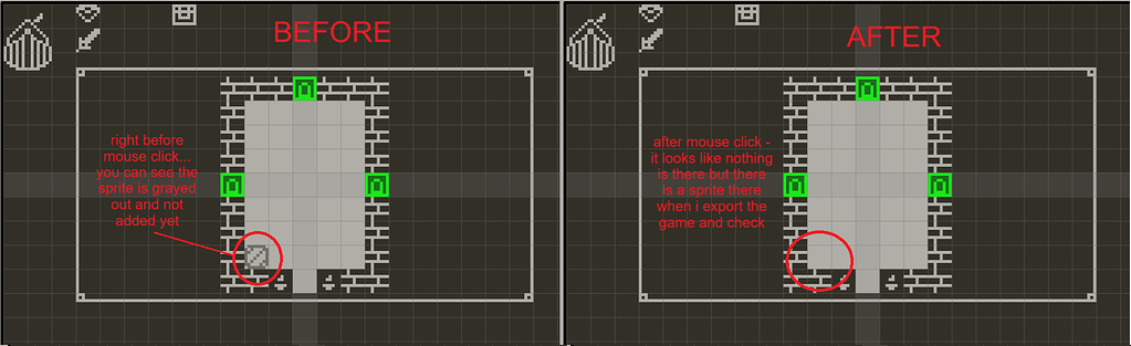 New Sprites Are Suddenly Not Visible In Pulp When Added To The World ...