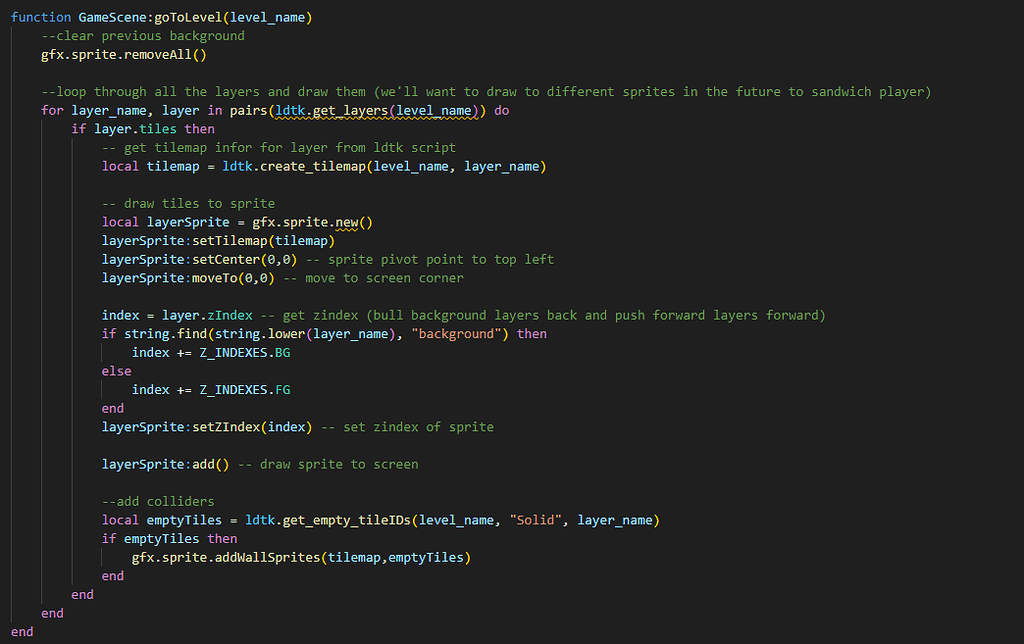 Sprite leaving artifacts - Playdate Developer Forum