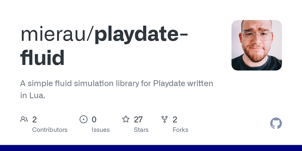 Fluid Library on GitHub - Playdate Developer Forum