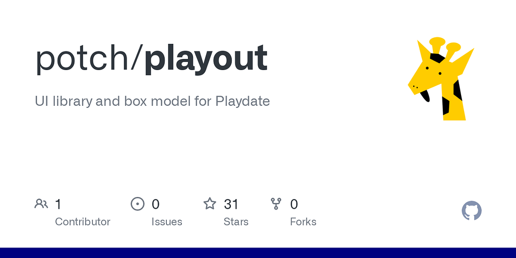 Playout- a lua UI layout library - Playdate Developer Forum