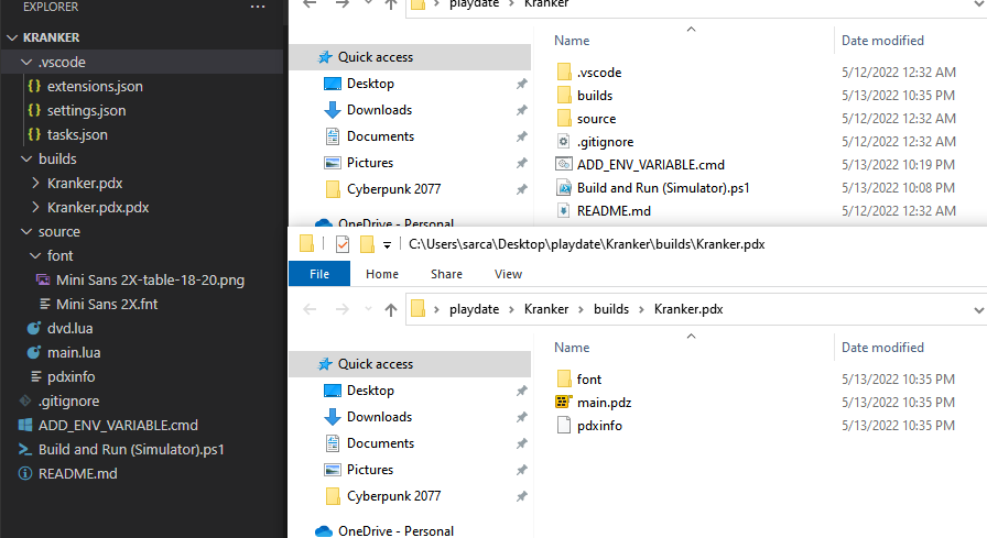 Error: main.lua or pdex.bin required - Playdate Developer Forum