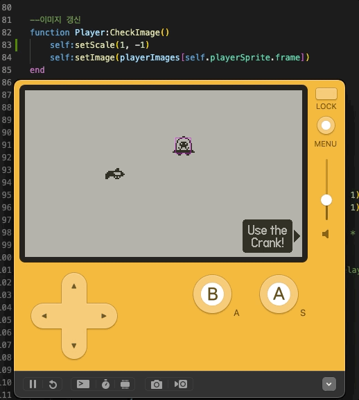 Rotate the "Crank" and the image disappears - Playdate Developer Forum
